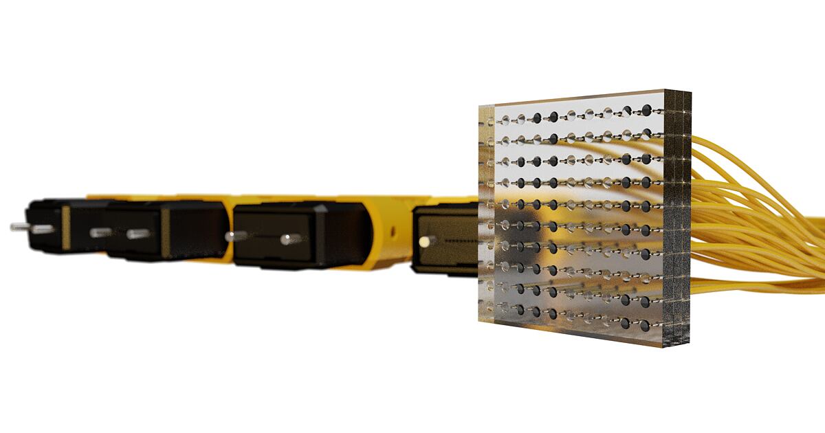 2D Matrix Fiber Arrays - SQS | Fiber Optics & Laser Systems