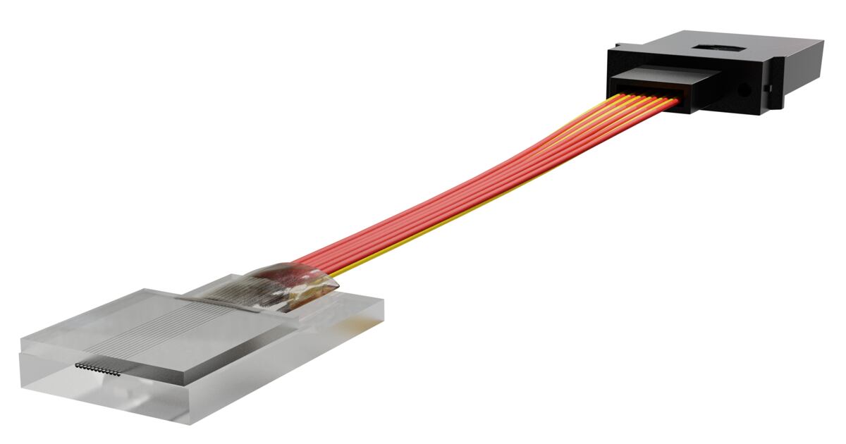 V-Groove Fiber Arrays - SQS | Fiber Optics & Laser Systems